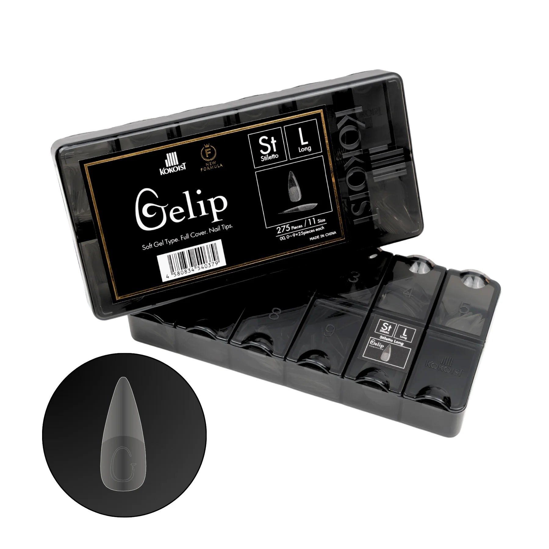 Stiletto Long Gelip Extensions (275 pcs) – The Essential Nail Supply