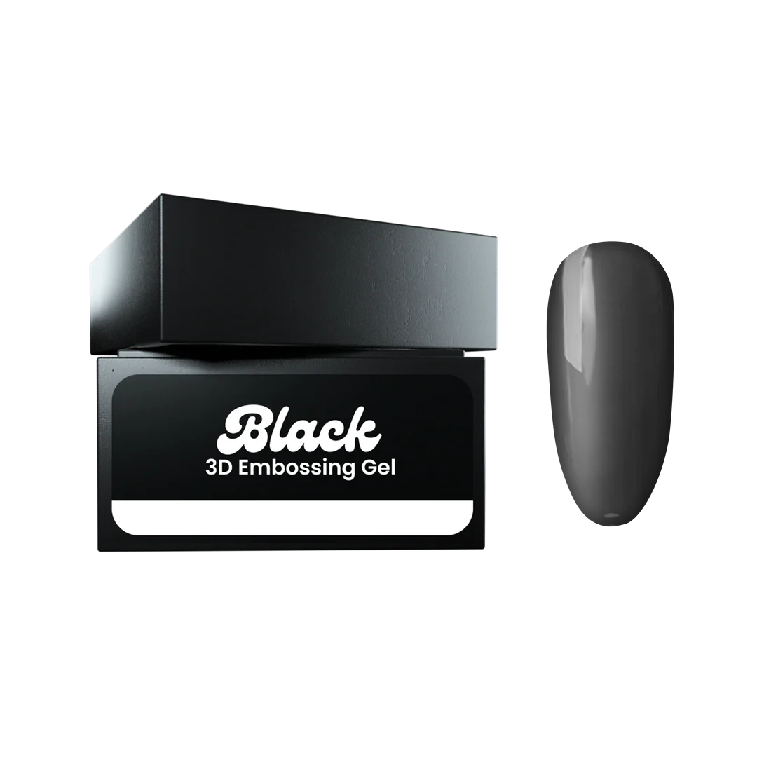 Black 3D Embossing Gel – The Essential Nail Supply