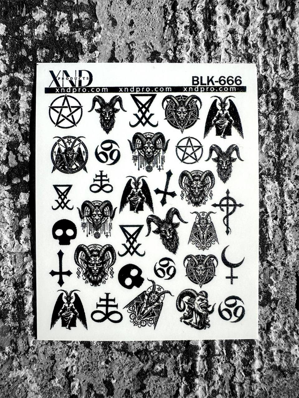 Devil Sigils Nail Decals - Satanic Occult Nail Art Water Stickers – The ...